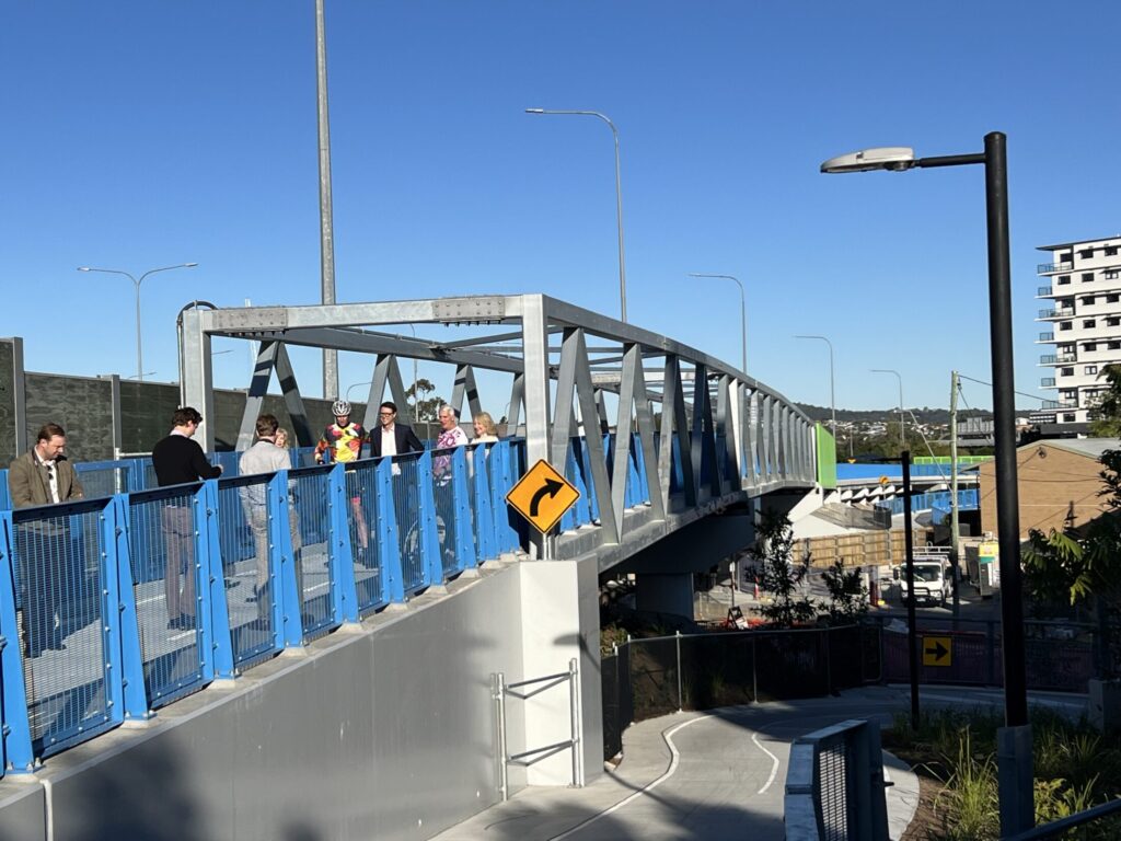 New Veloway bridge over O’Keefe street – Bicycle Queensland