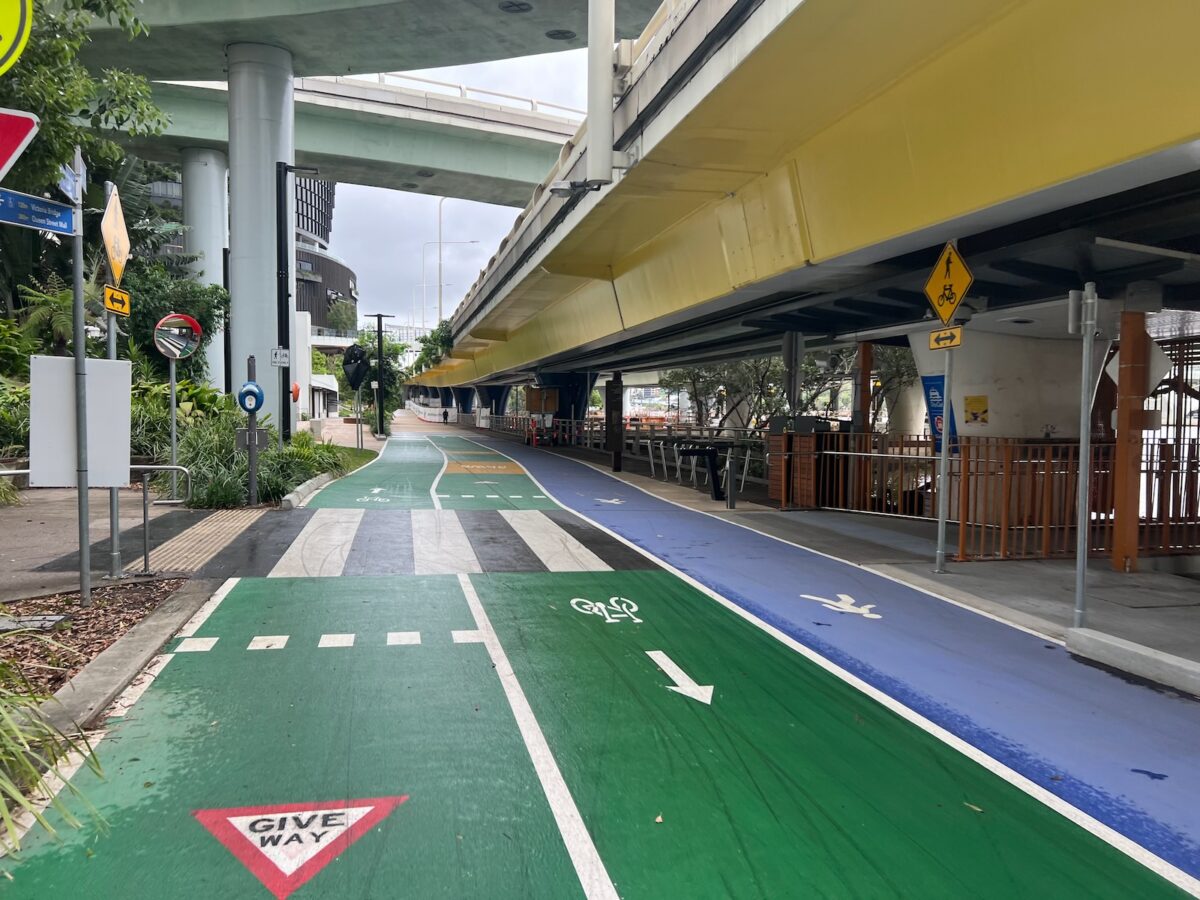 Queen’s Wharf bikeway re-opens – Bicycle Queensland